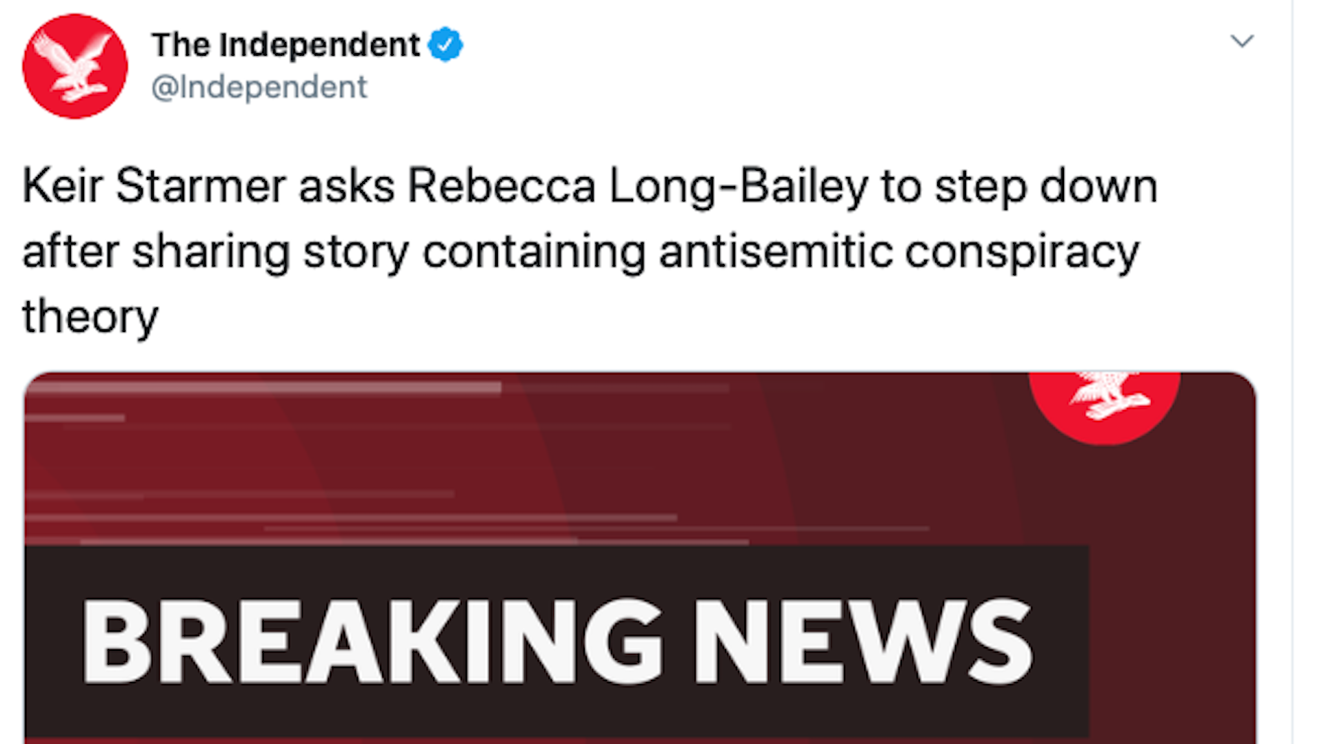 The Independent reports on its own “story containing antisemitic ...