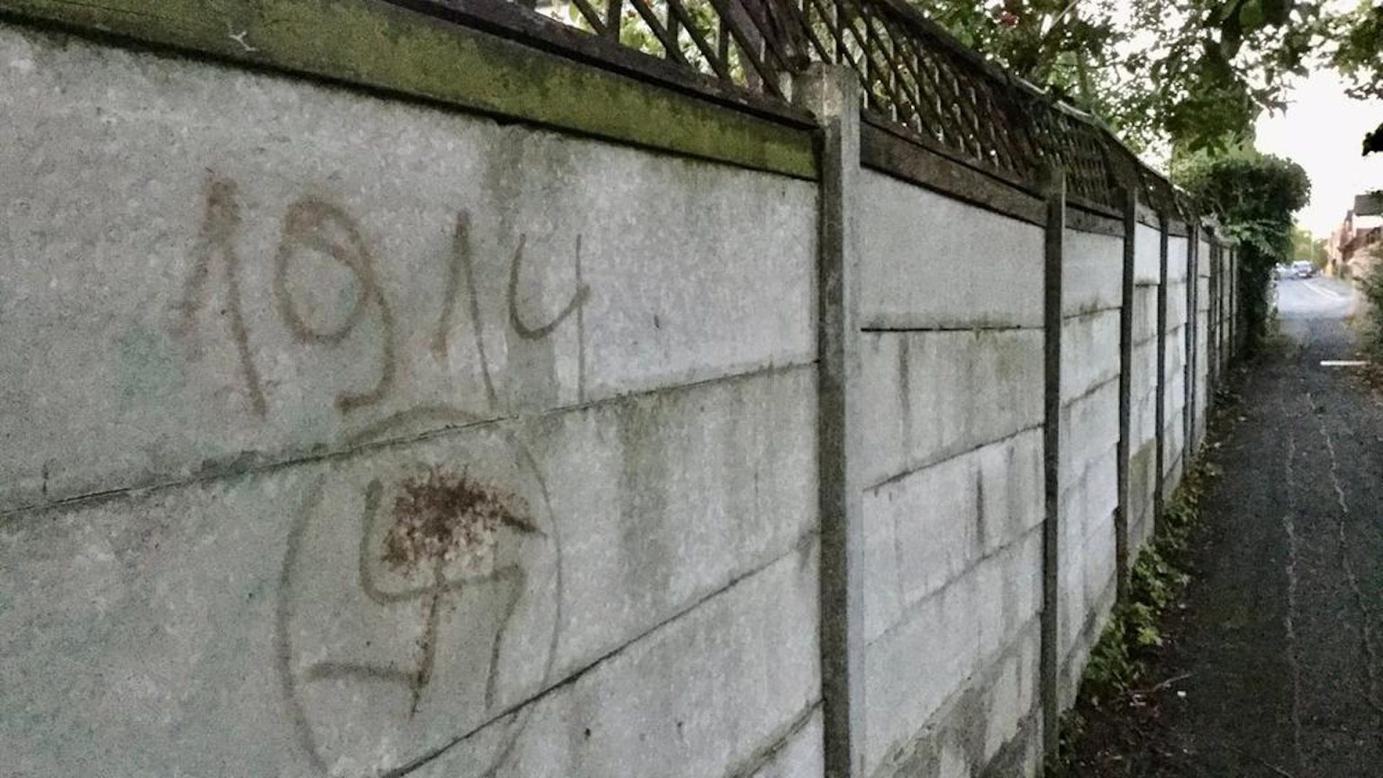 Swastika graffiti discovered over Rosh Hashanah in Preston - Campaign ...